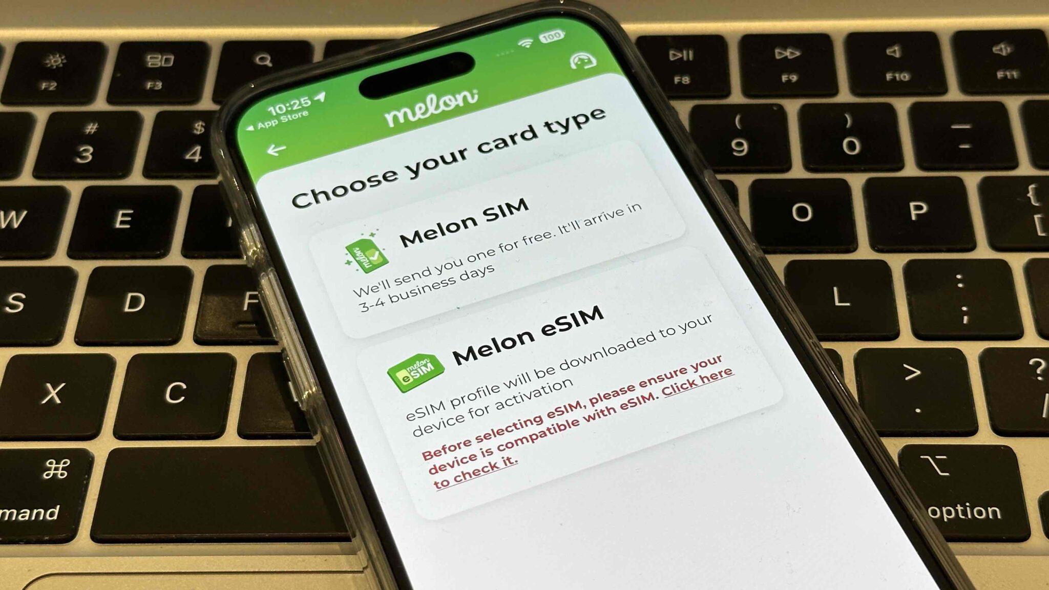 How to: Get a free Melon Mobile eSIM